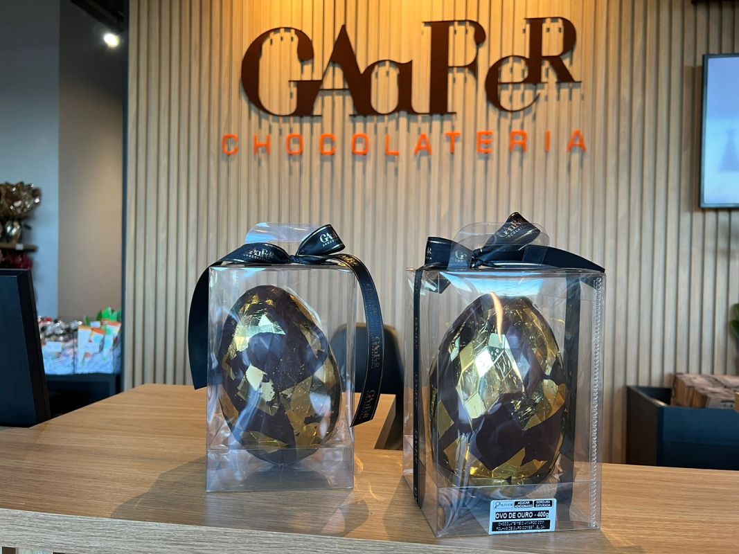 GAaFeR Chocolateria lança edição limitada de ovo com folhas de ouro 24 ...